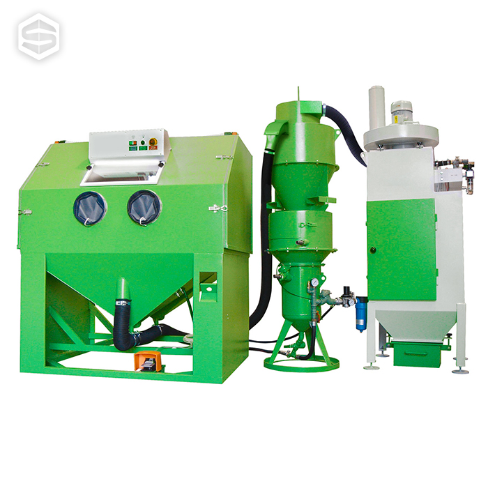 PRESSURE PLANTS WITH SANDBLASTING AND SHOT SHOT BLASTING CABIN - SAMAC ...